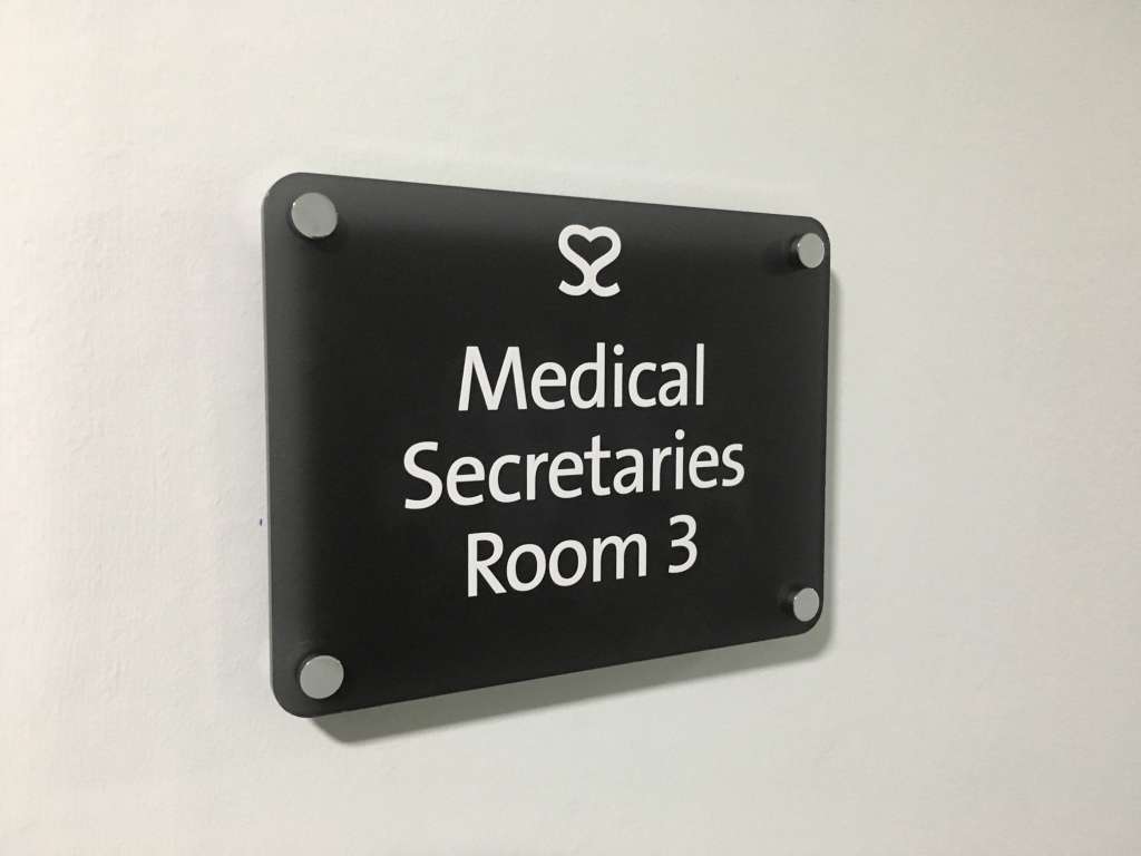 Spire Acrylic Wall Signs - MRN Print.com